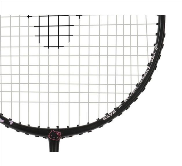 VICTOR X HELLO KITTY AURASPEED ARS-KT C PRESTRUNG BADMINTON RACKET ...
